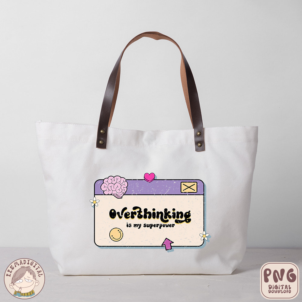 Overthinking is My Superpower PNG, Cute Trendy Mental Health Design for ...