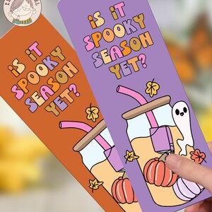 Is It Spooky Season yet Bookmark Design, Halloween Bookish PNG File ...
