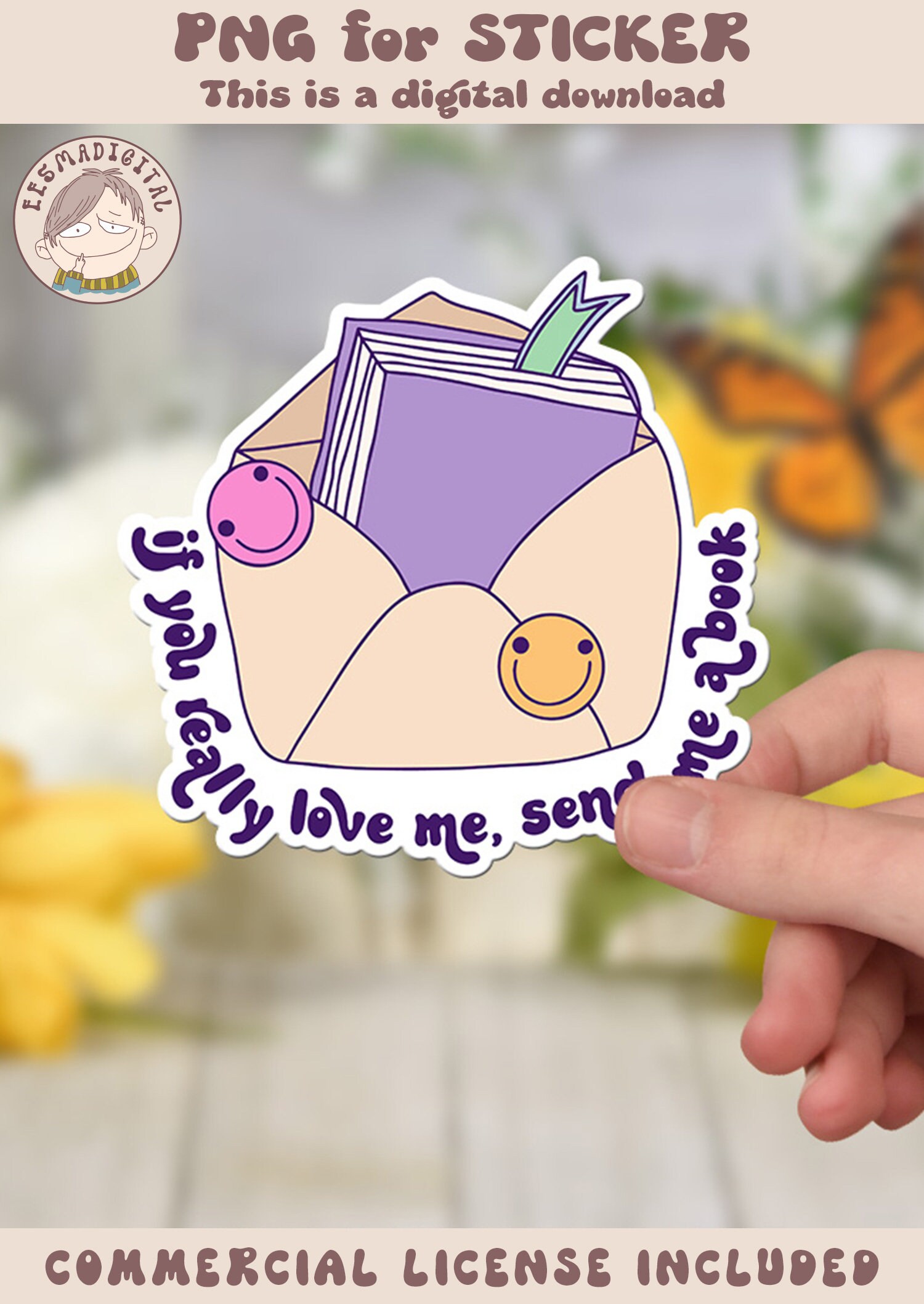 If You Really Love Me Send Me a Book PNG, Cute Trendy Bookish Artsy ...