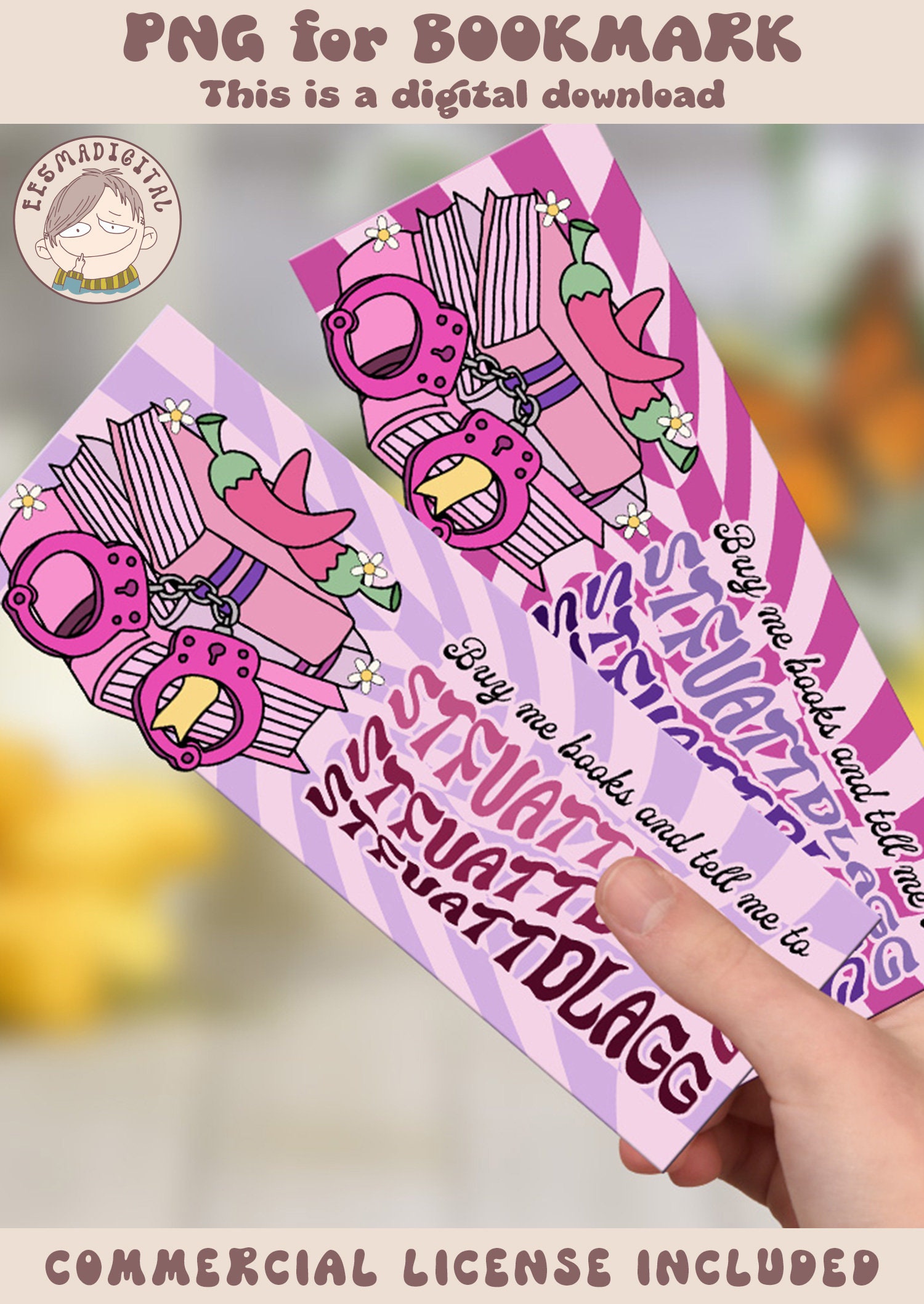 Buy Me Books and Tell Me to STFUATTDLAGG Bookmark Design, PNG File, Fun ...