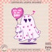 Will You Be My Boo Png, Ghost Png, Ghost With Balloon, Pastel Love Day ...
