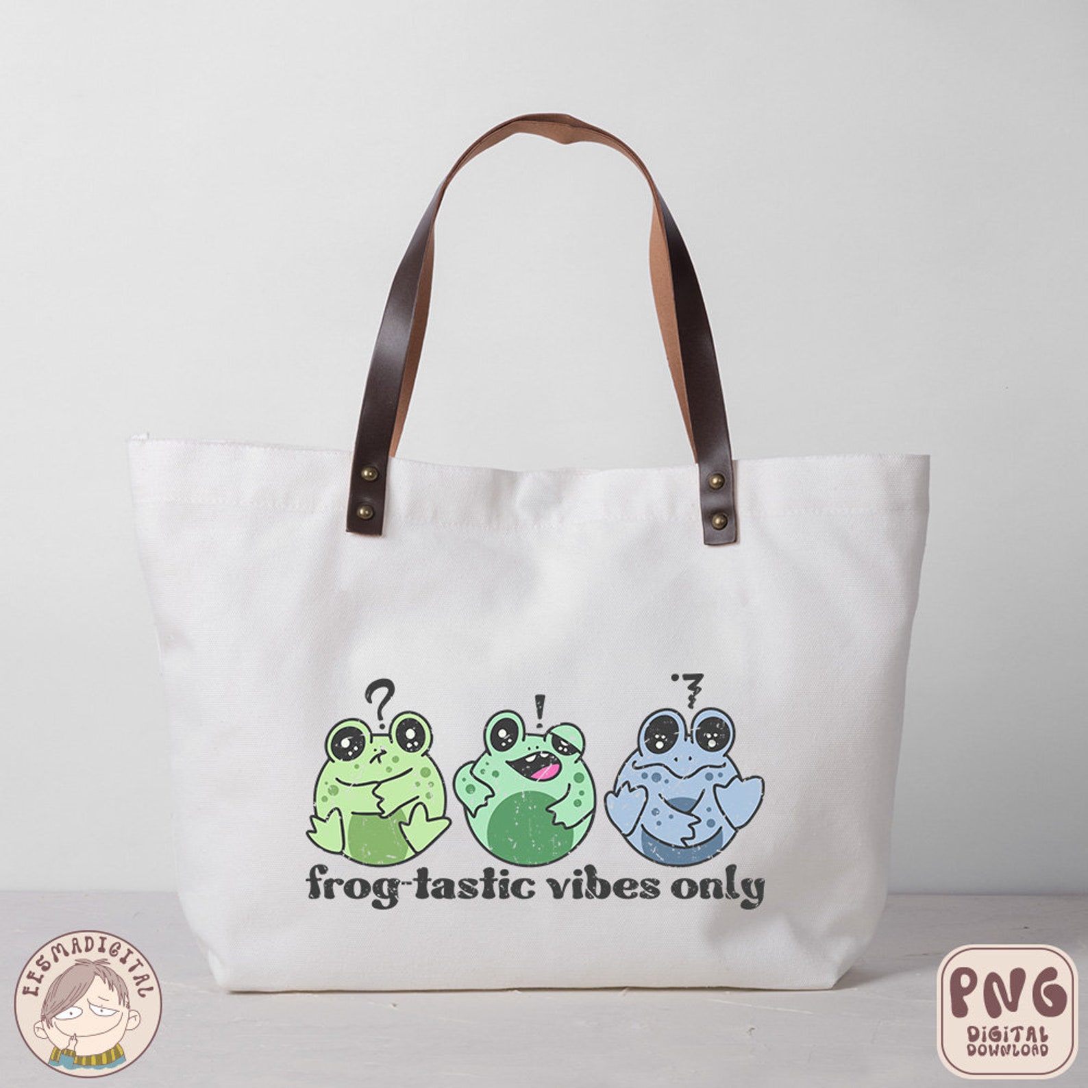 Frog Tastic Vibes Only PNG, Okey Croak-ey PNG, Frog Pun Png, Frog Lover ...