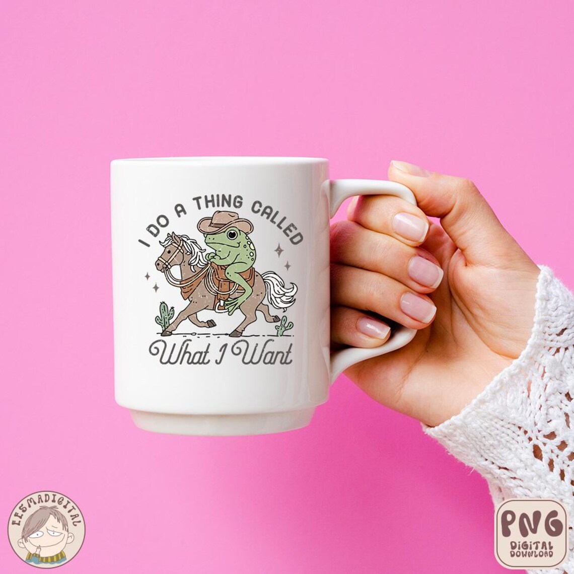 I Do A Thing Called What I Want PNG Files, Funny Western Frog Shirt ...