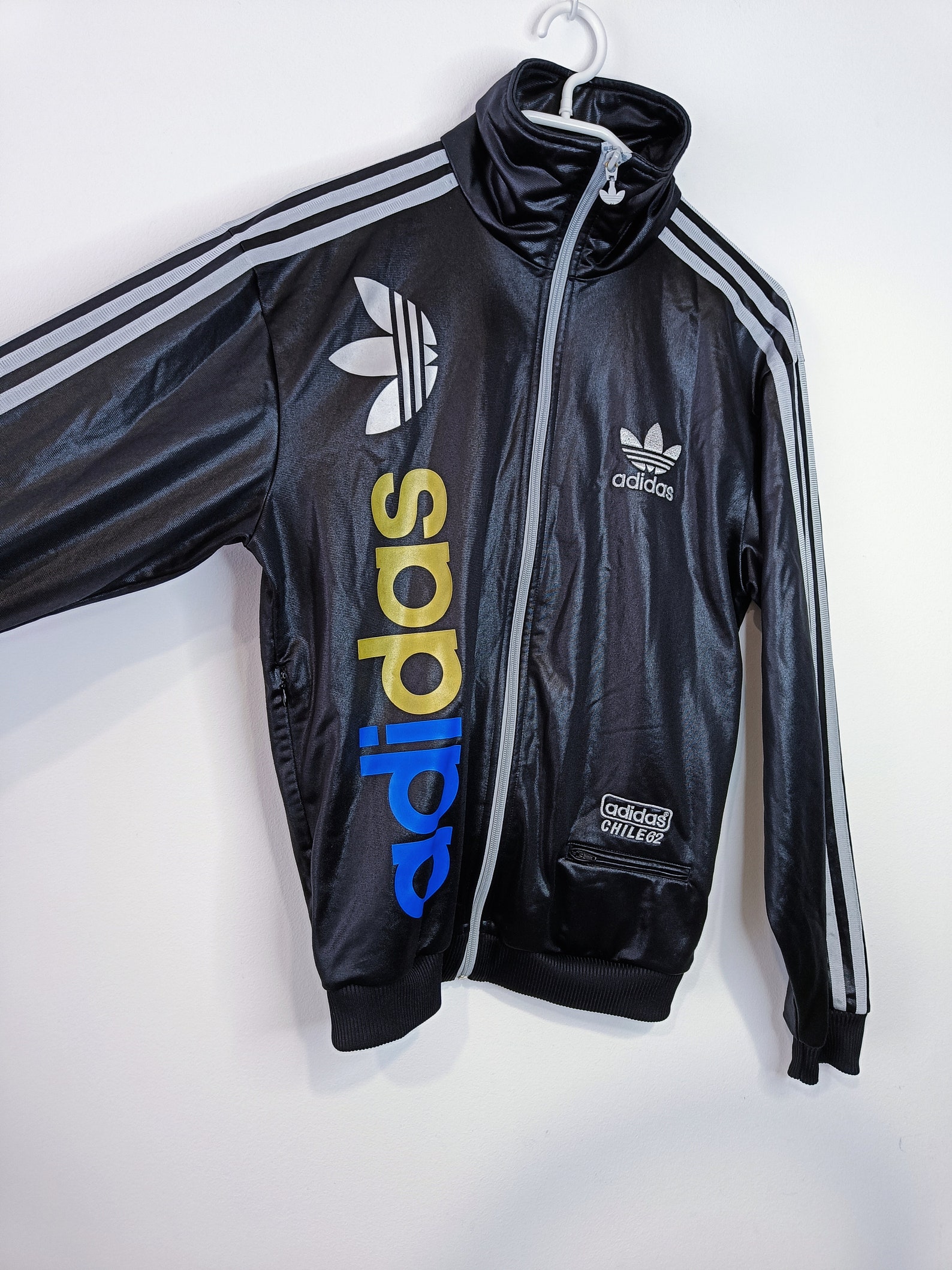 Vintage Adidas Chile 62 Chile62 Zip up Sweatshirt Track Jacket Size M ...