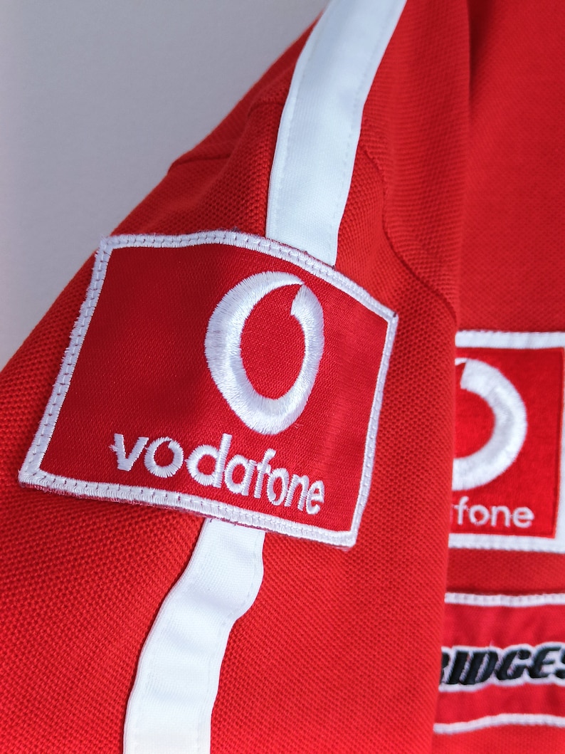 Vintage Fila Scuderia Ferrari F1 Racing Team Vodafone Shell Bridgestone ...