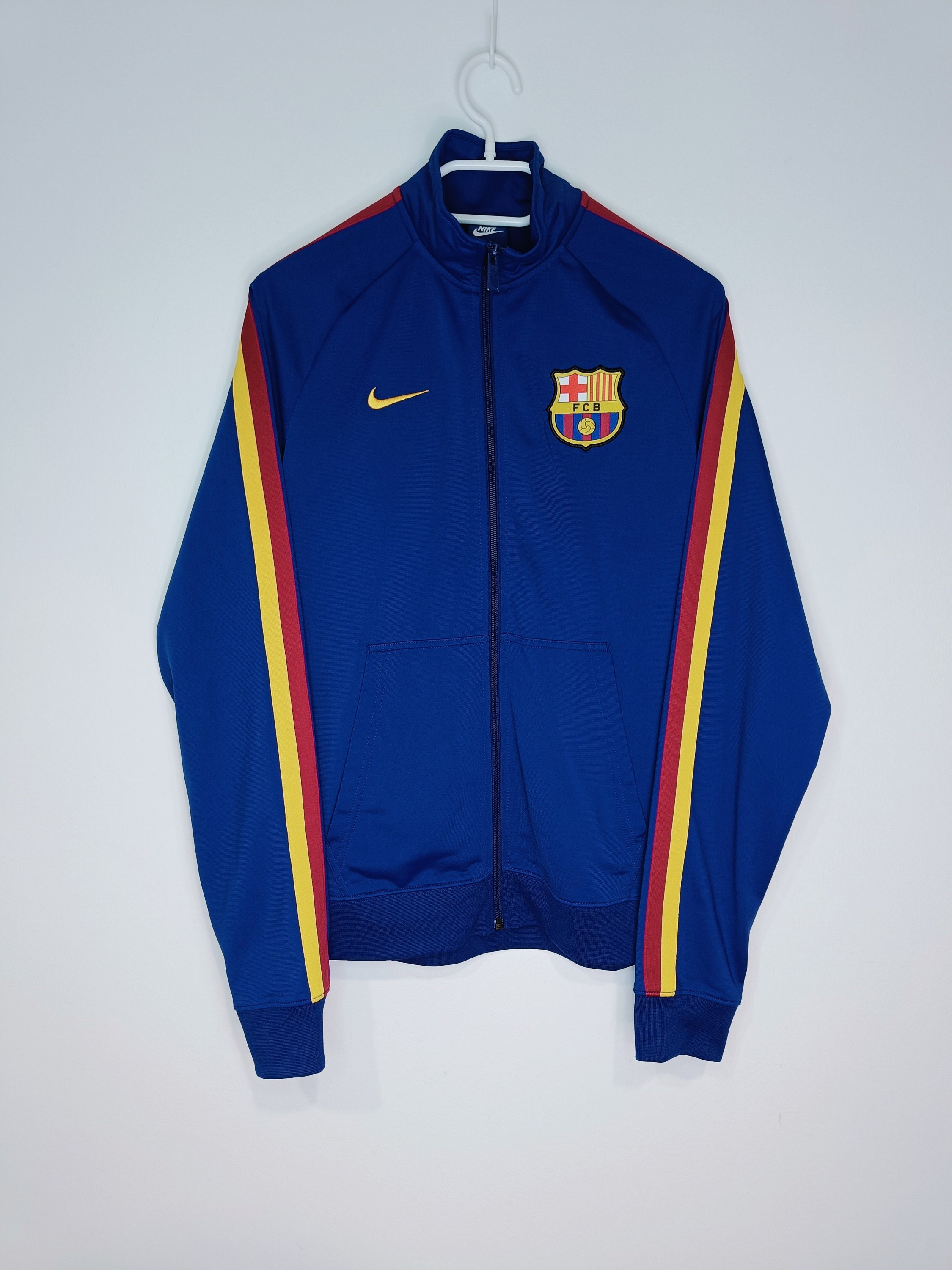 Vintage Nike FC Barcelona FCB Zip up Sweatshirt Track Jacket Vintage Nike FC Barcelona FCB Zip up Sweatshirt Track Jacket
