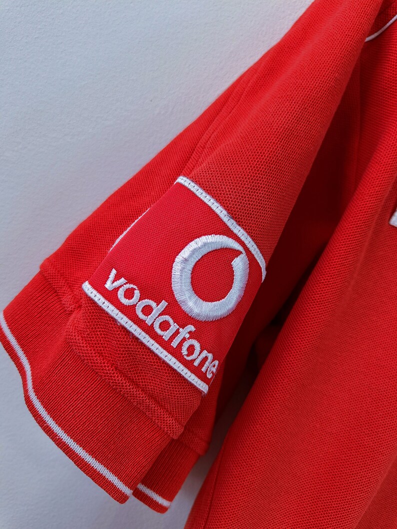 Vintage Fila Scuderia Ferrari F1 Racing Team Vodafone Shell Polo Shirt ...