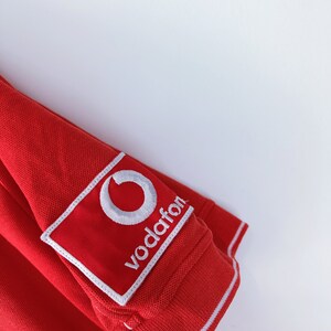 Vintage Fila Scuderia Ferrari F1 Racing Team Vodafone Shell Polo Shirt ...