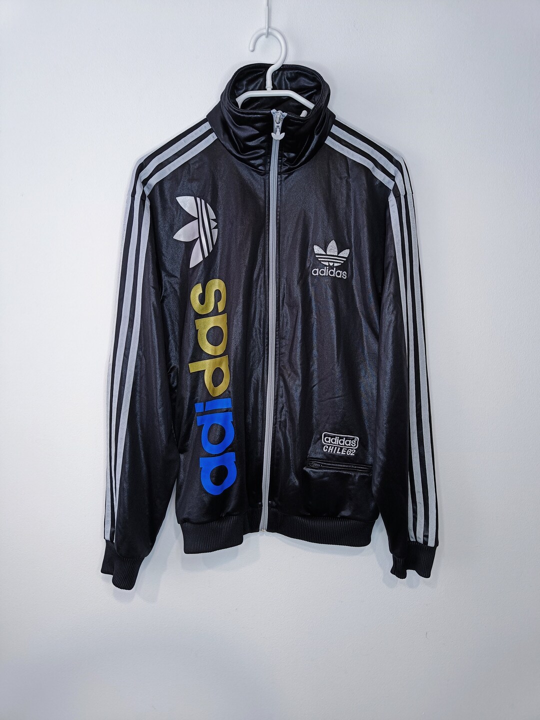 Vintage Adidas Chile 62 Chile62 Zip up Sweatshirt Track Jacket Size M ...