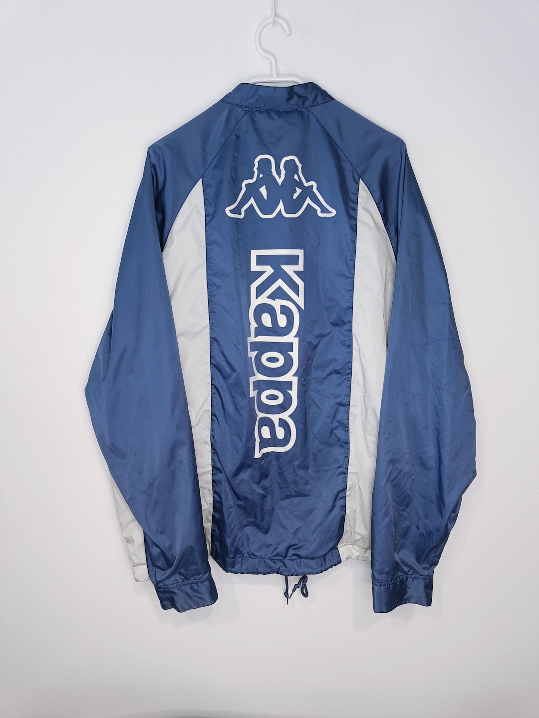 Vintage Kappa Light Windbreaker Jacket Zip up Sweatshirt Size XL Retro ...