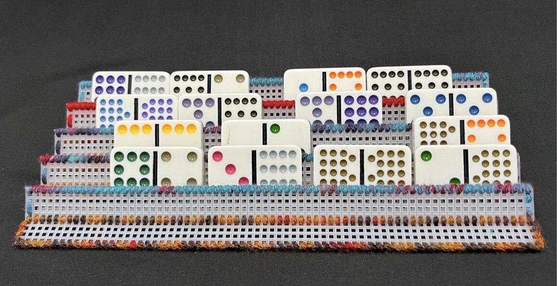 Mexican Train Dominoes Game Racks Set of 2 - Etsy