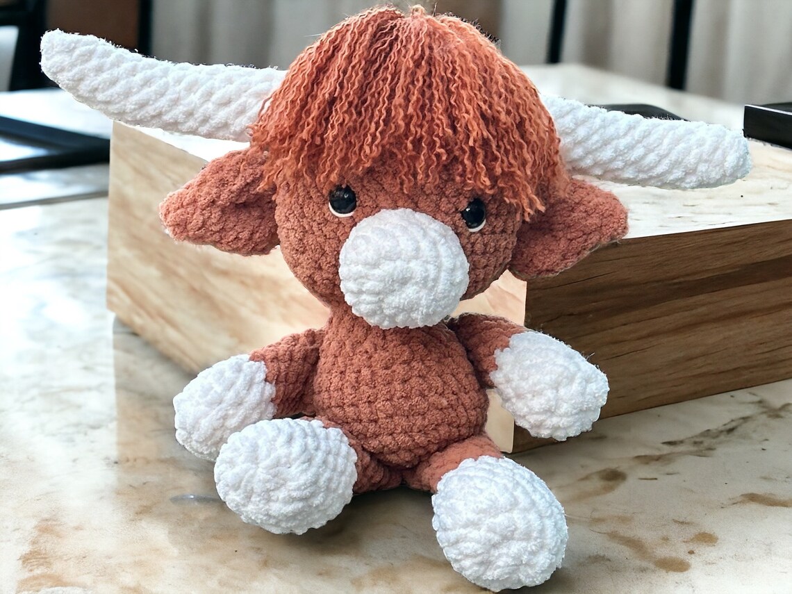 Hamish the Scottish Highland Cow Plush Stuffed Animal for Outlander and ...