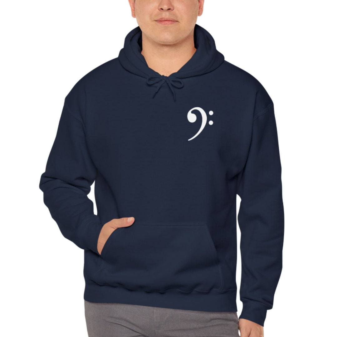 Team Bass Clef Gang, Soft Comfortable Hoodie, Kangaroo Pocket Pouch ...