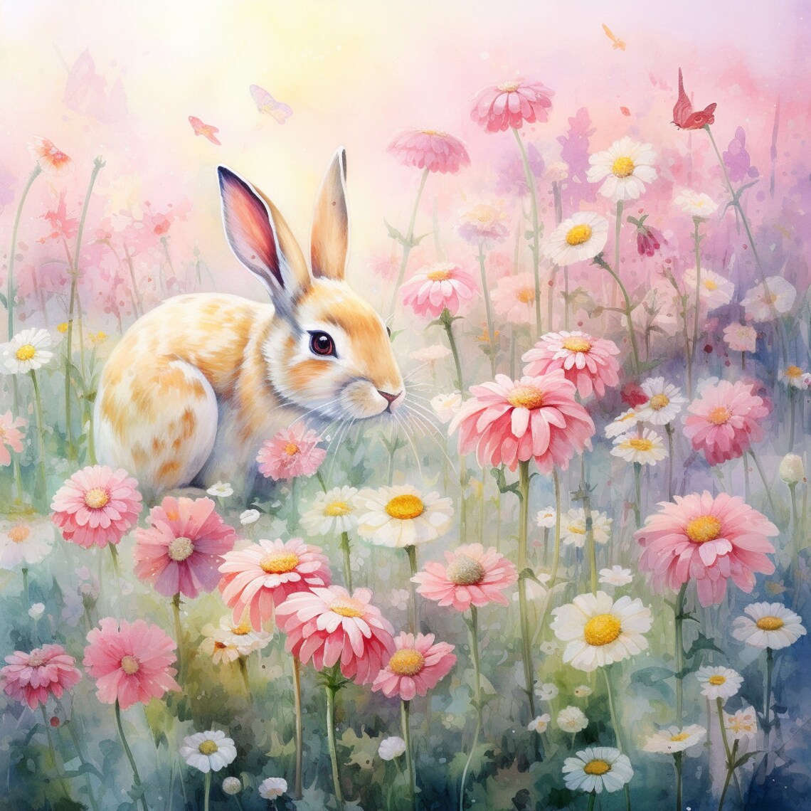 Butterfly Clipart, Bunny Flower Photo Pack, Butterfly Wallpaper ...