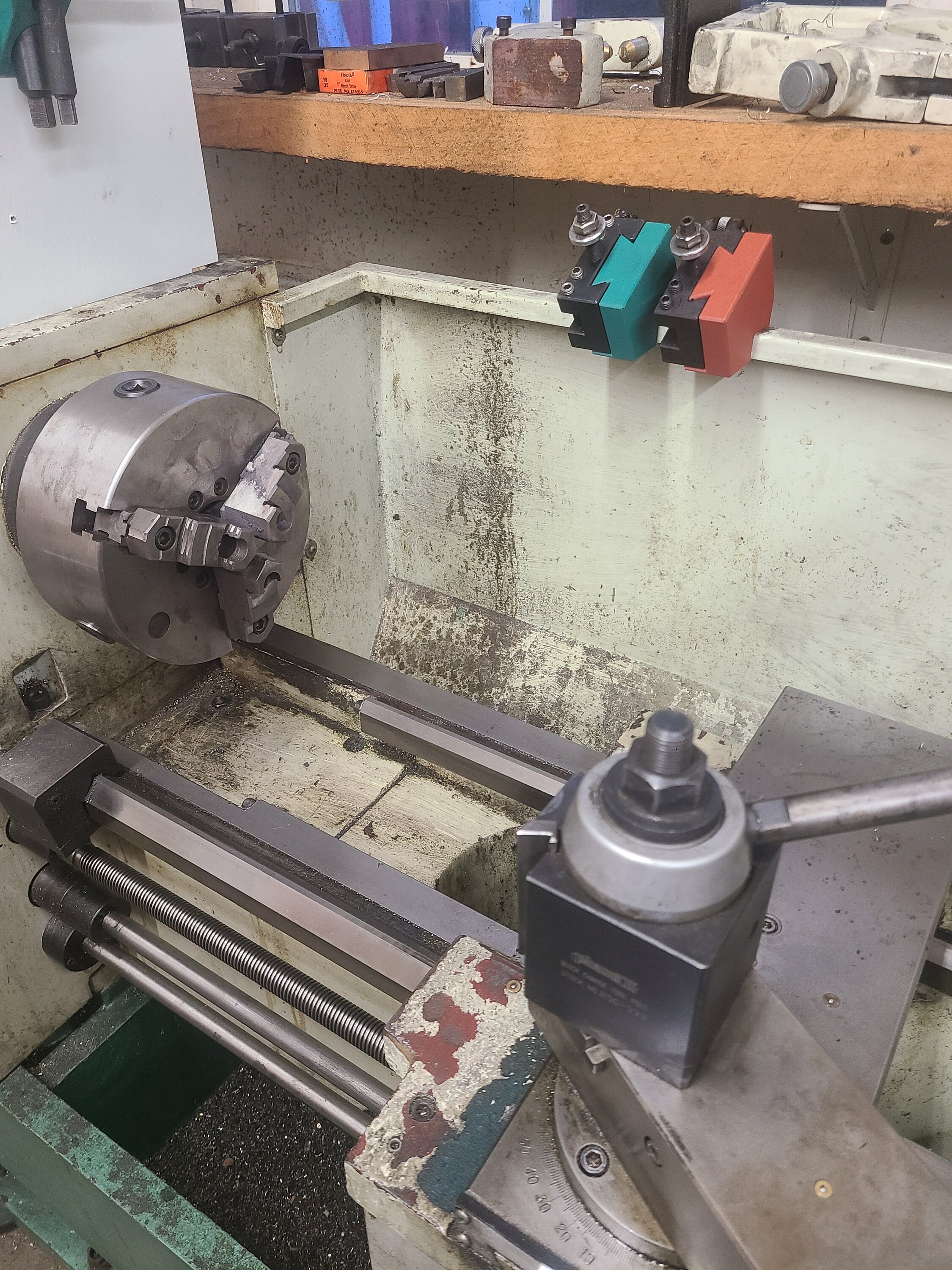 Custom Pair of Mounts for Metal Lathe Quick Change Tool Holders ...
