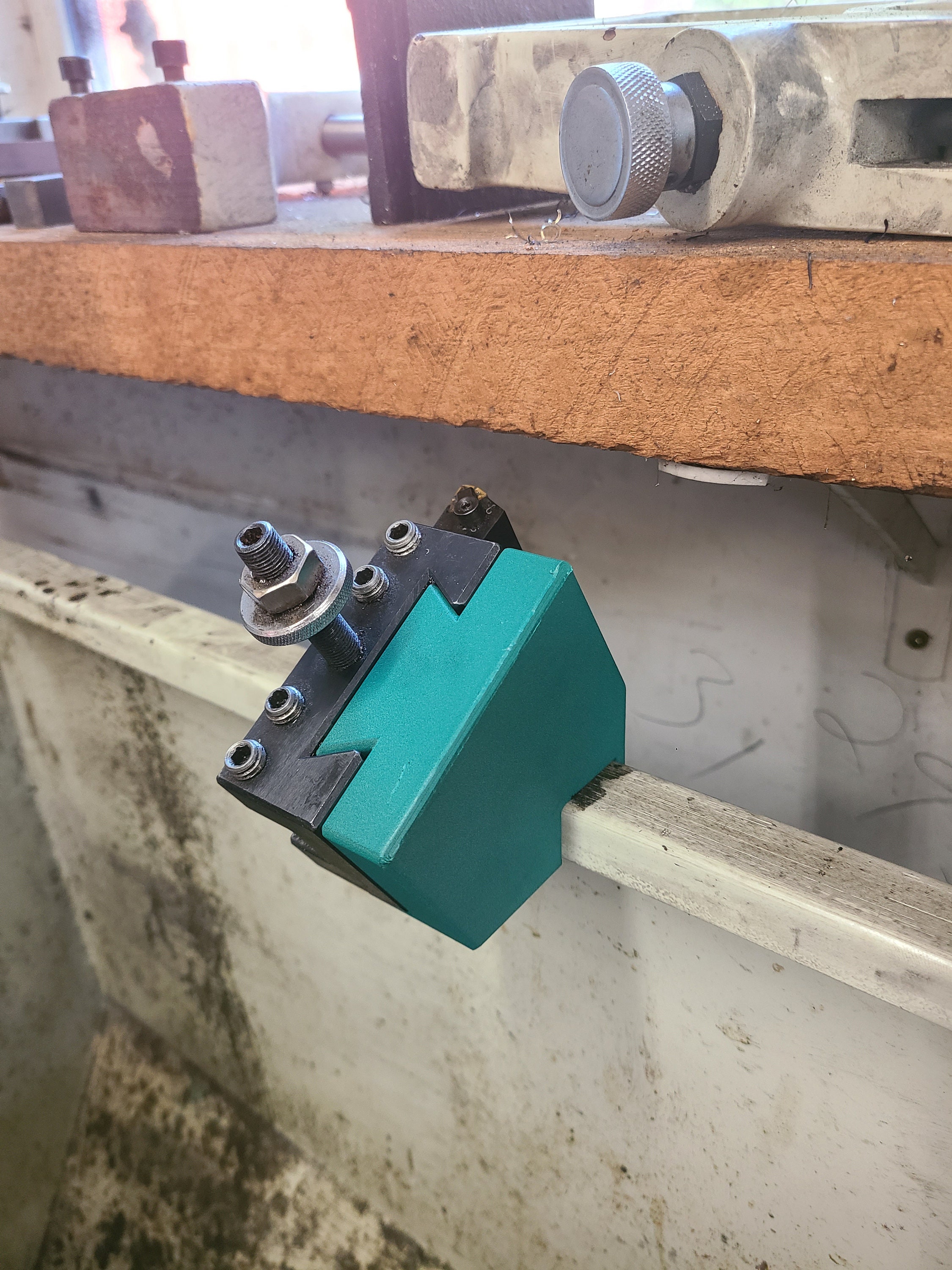 Custom Pair of Mounts for Metal Lathe Quick Change Tool Holders ...