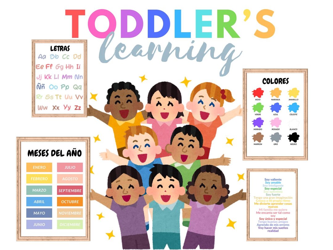 Toddler BASICS / Básicos Para Niños Pequeños (EN-ESP) - Etsy