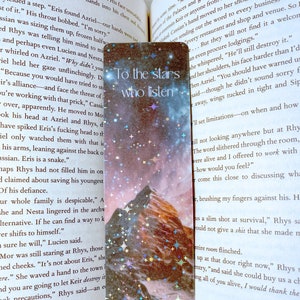 To the Stars Who Listen Bookmark, ACOTAR, Night Court, Rhysand, Book ...