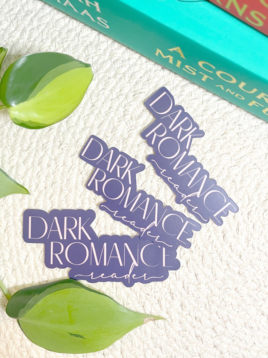 Dark Romance Reader Sticker, Vinyl Decal, Romance, Fantasy, Romantacy ...