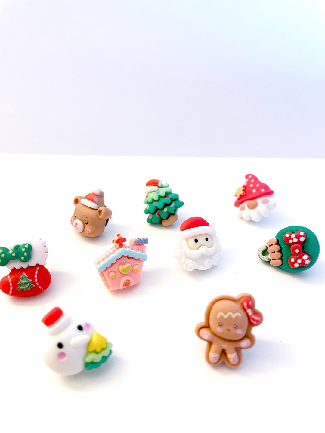 Christmas Push Pins, Thumb Tack Set, Merry Xmas Push Pins, Coworker ...