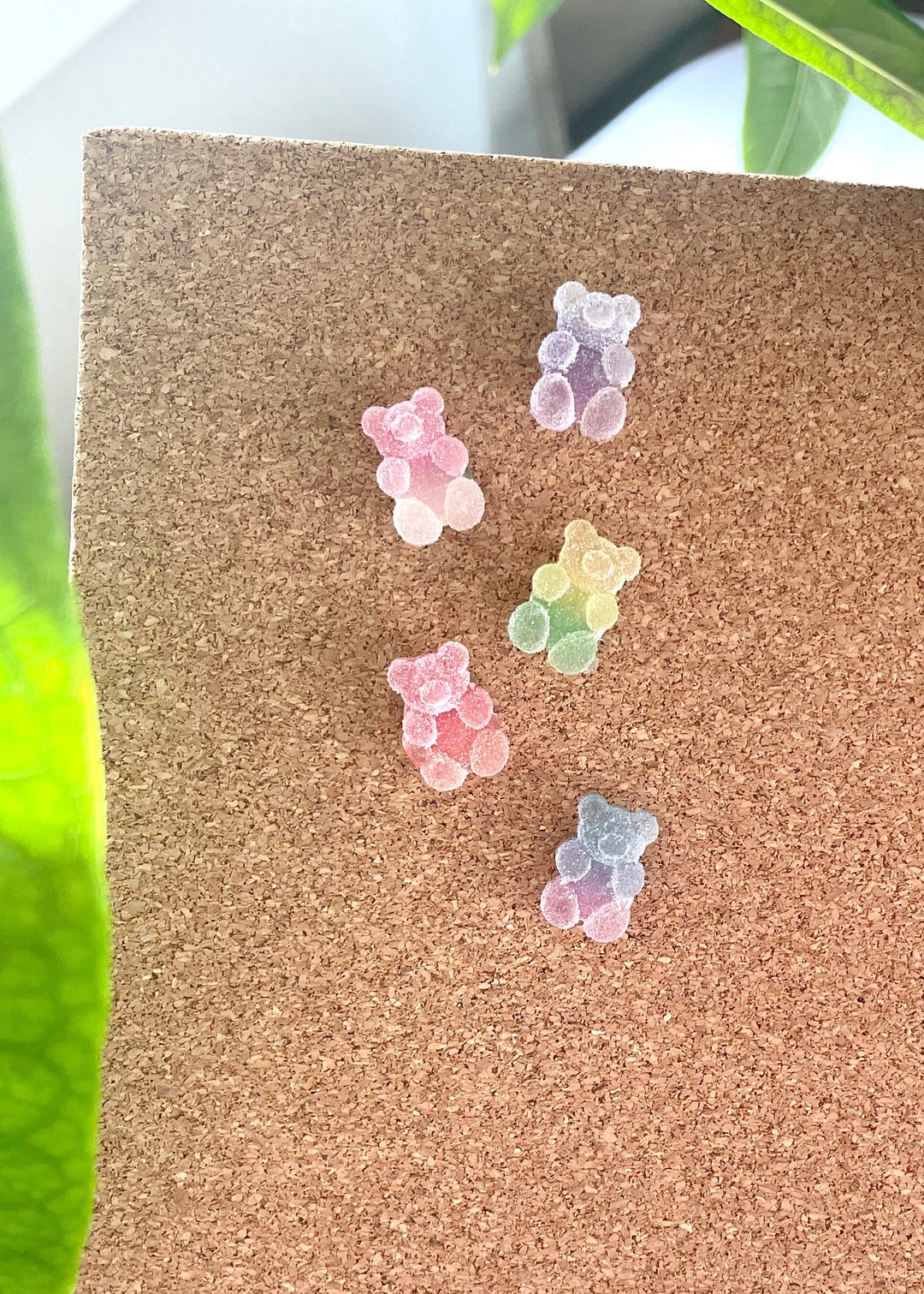 Gummy Bear Push Pins, Thumb Tack Set, Cute Candy Pins, Coworker Gift ...