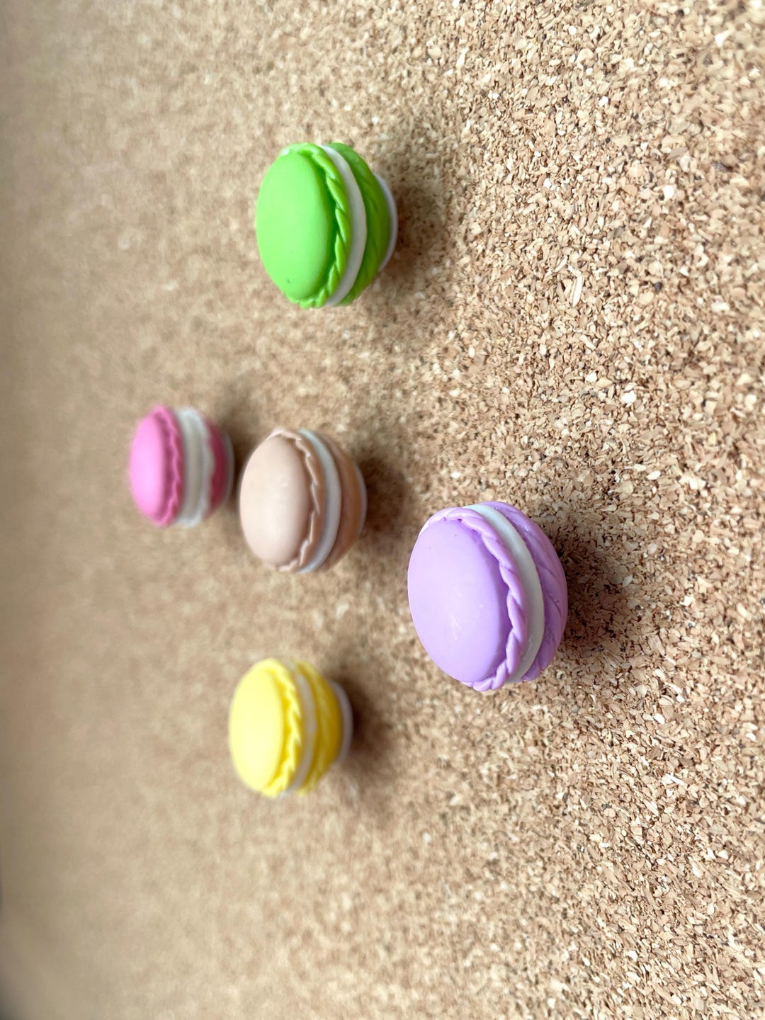 Macaron Push Pins, Thumb Tack Set, Pastry Dessert Bakery, French ...