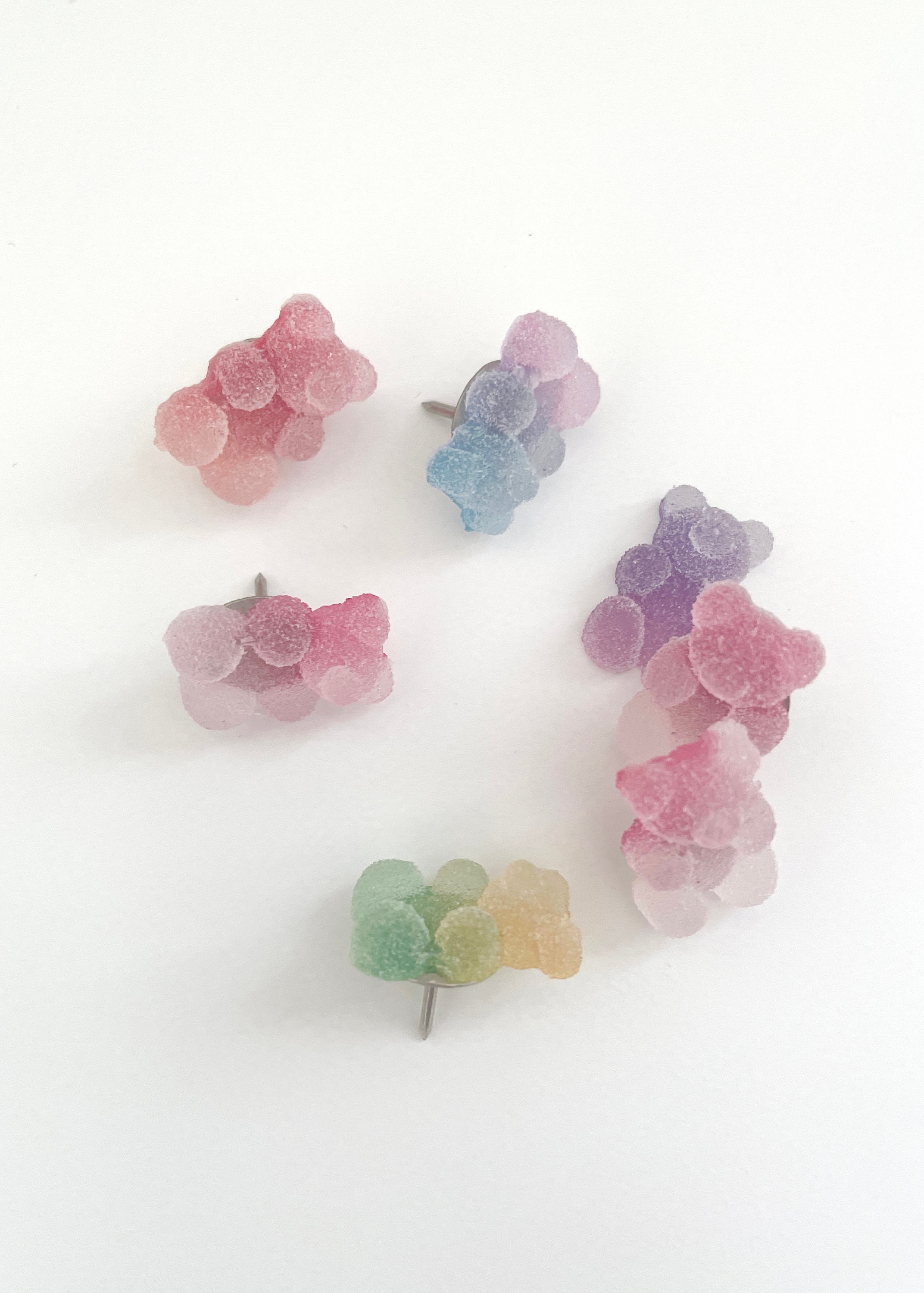Gummy Bear Push Pins Thumb Tack Set Cute Candy Push Pins - Etsy