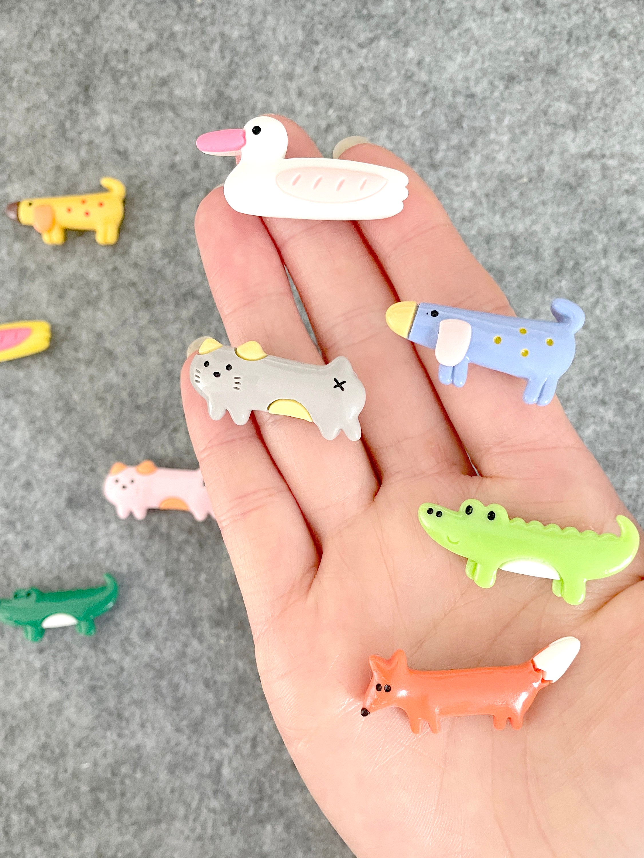 Magnet Zoo, Cute Animal Magnets, Fridge Magnet Set, Home Decor ...