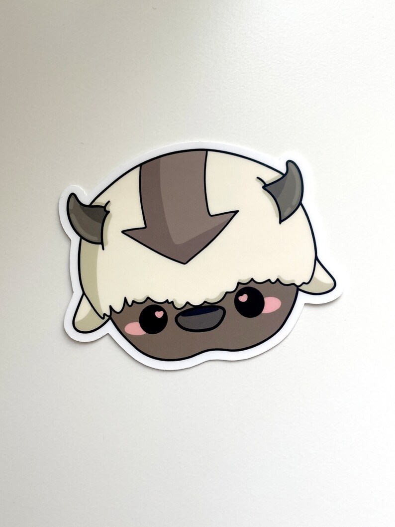 Appa Sky Bison Sticker, Chibi Appa, Kawaii, Avatar the Last Airbender ...