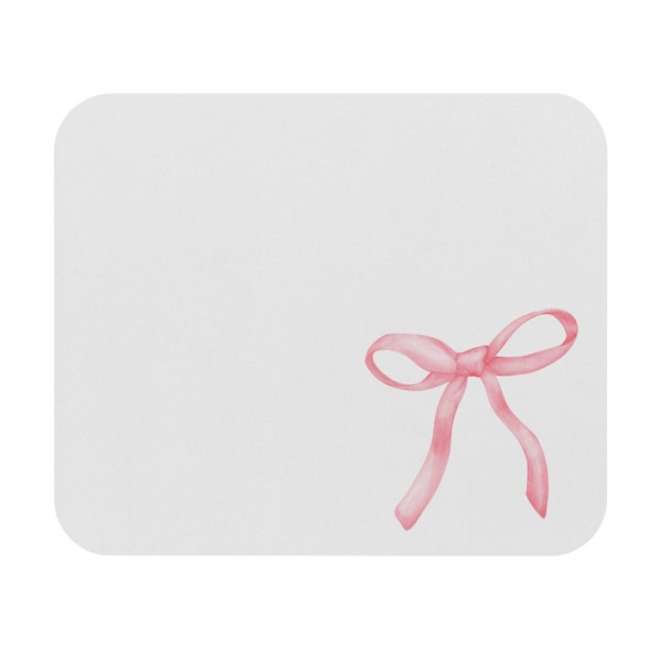 Pink Bow Desk Mat - Etsy