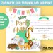 Zoo Birthday Printable EDITABLE DIGITAL DOWNLOAD Zoo Birthday Party ...
