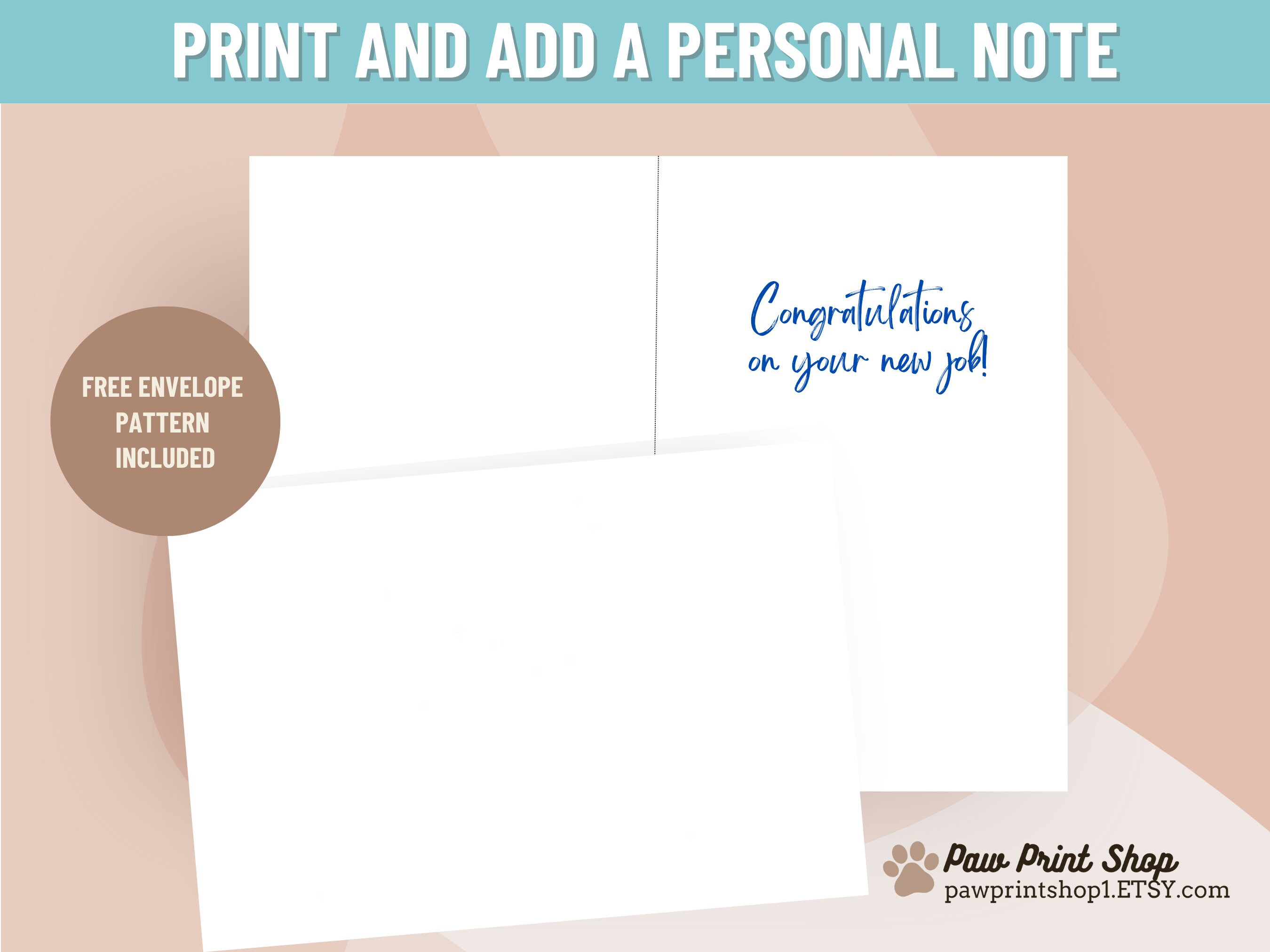 Funny Thank You Printable | DIGITAL DOWNLOAD | Dog Congratulations Card ...