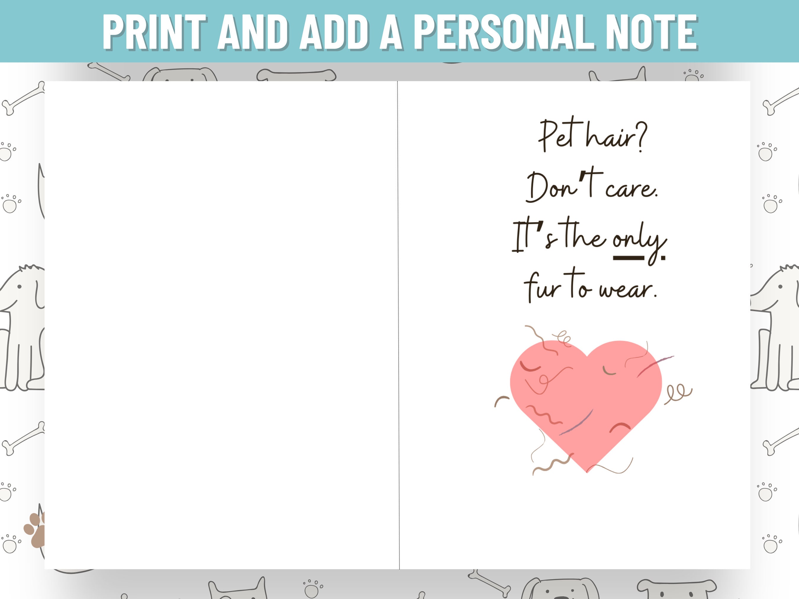 New Dog Card Printable | DIGITAL DOWNLOAD | New Puppy Card | New Pet ...