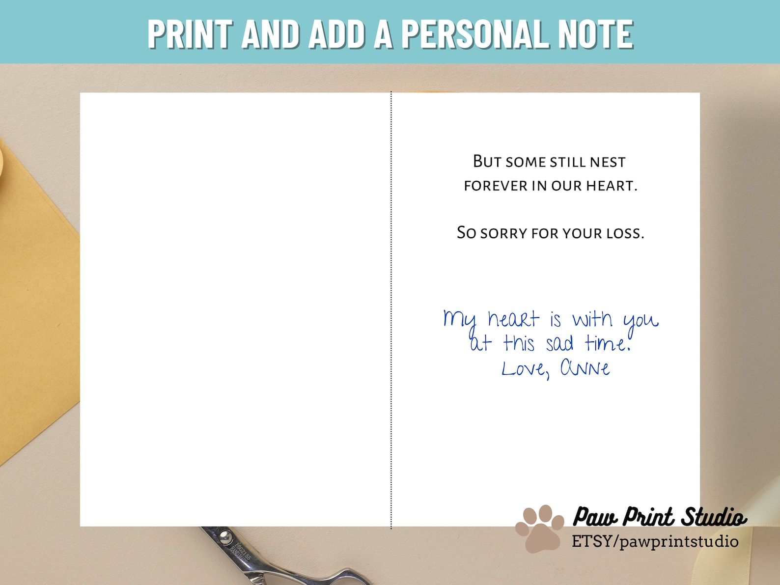 Pet Bird Sympathy Card Printable | DIGITAL DOWNLOAD | Parakeet Loss ...