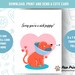 Dog Theme Get Well Card Printable | DIGITAL DOWNLOAD | Get Well Card ...