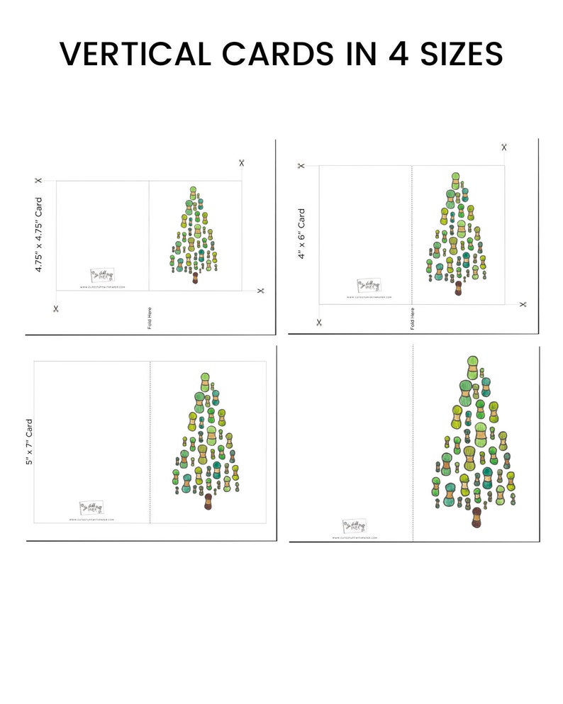 Printable Yarn Christmas Card / Cards for Crocheters & Knitters ...