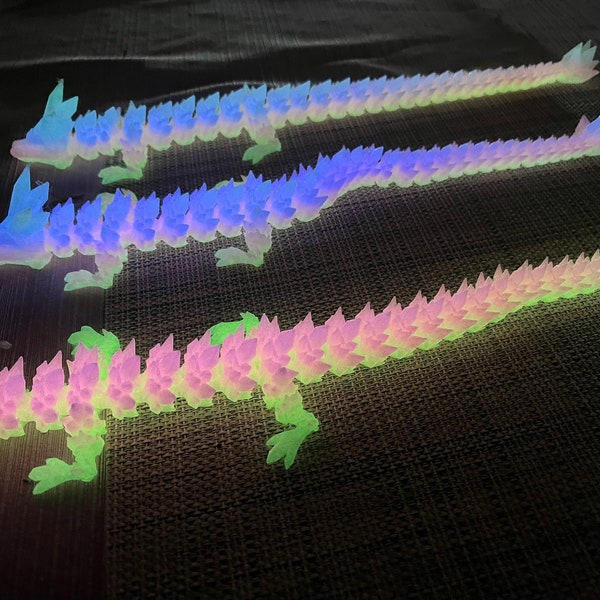 3d Printed Glow Dragon - Etsy