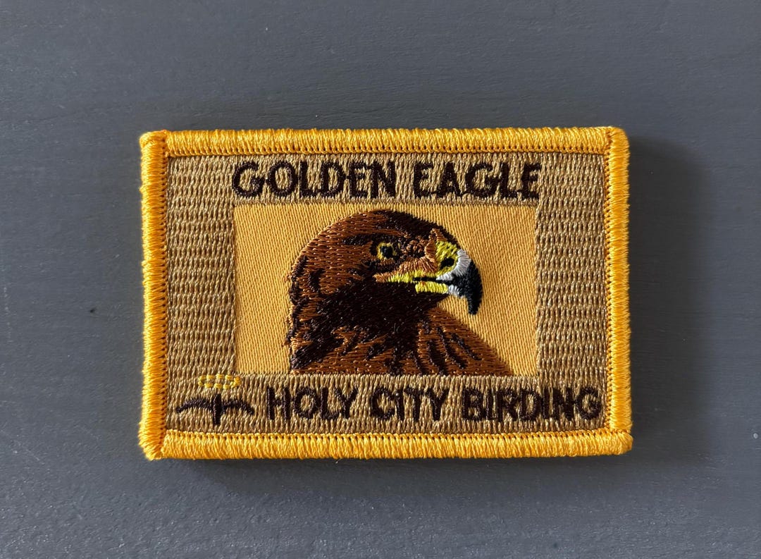 Golden Eagle Bird Patch - Etsy