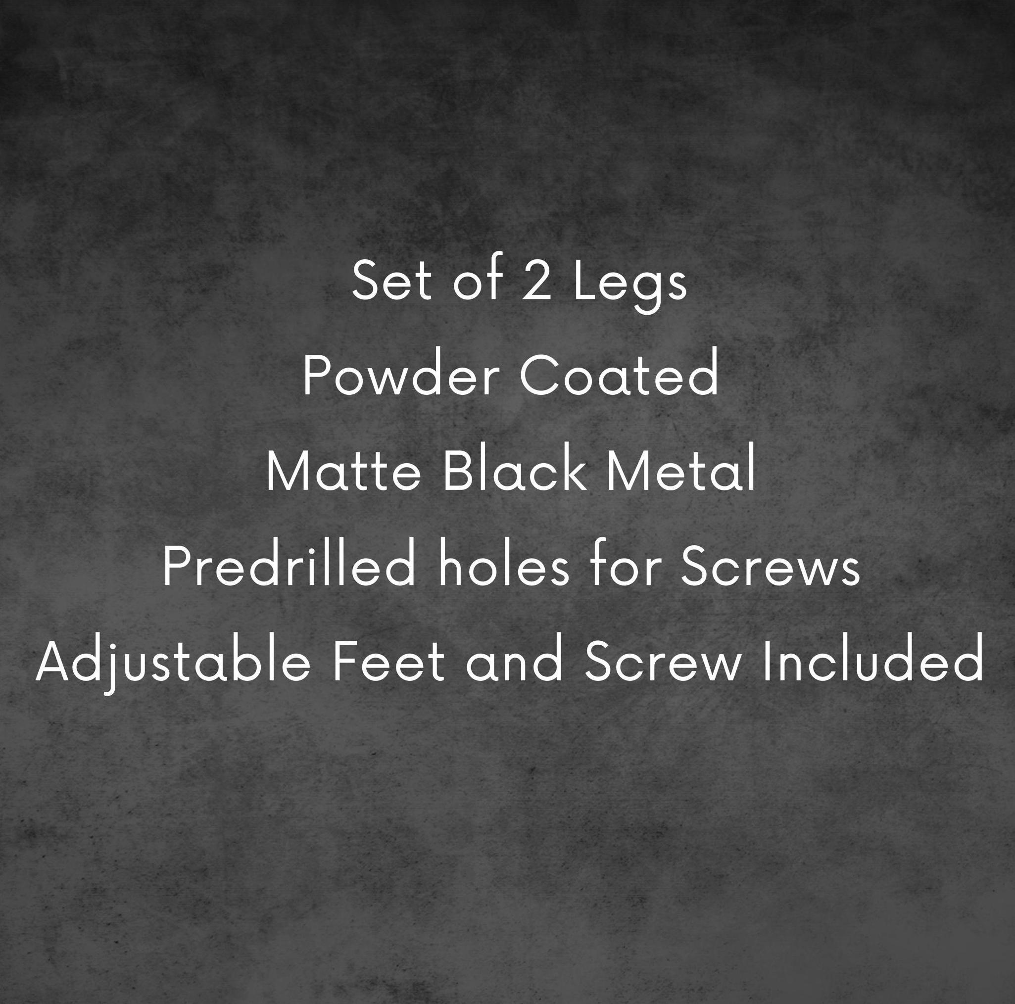 Trapezoid Steel Bench Legs, Metal Bench Base, Durable Steel Table Legs ...