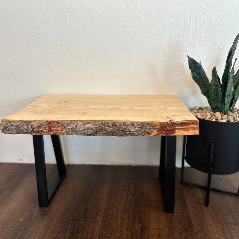 Reclaimed Wood Modern Farmhouse Bench With Trapezoid Legs Entryway ...