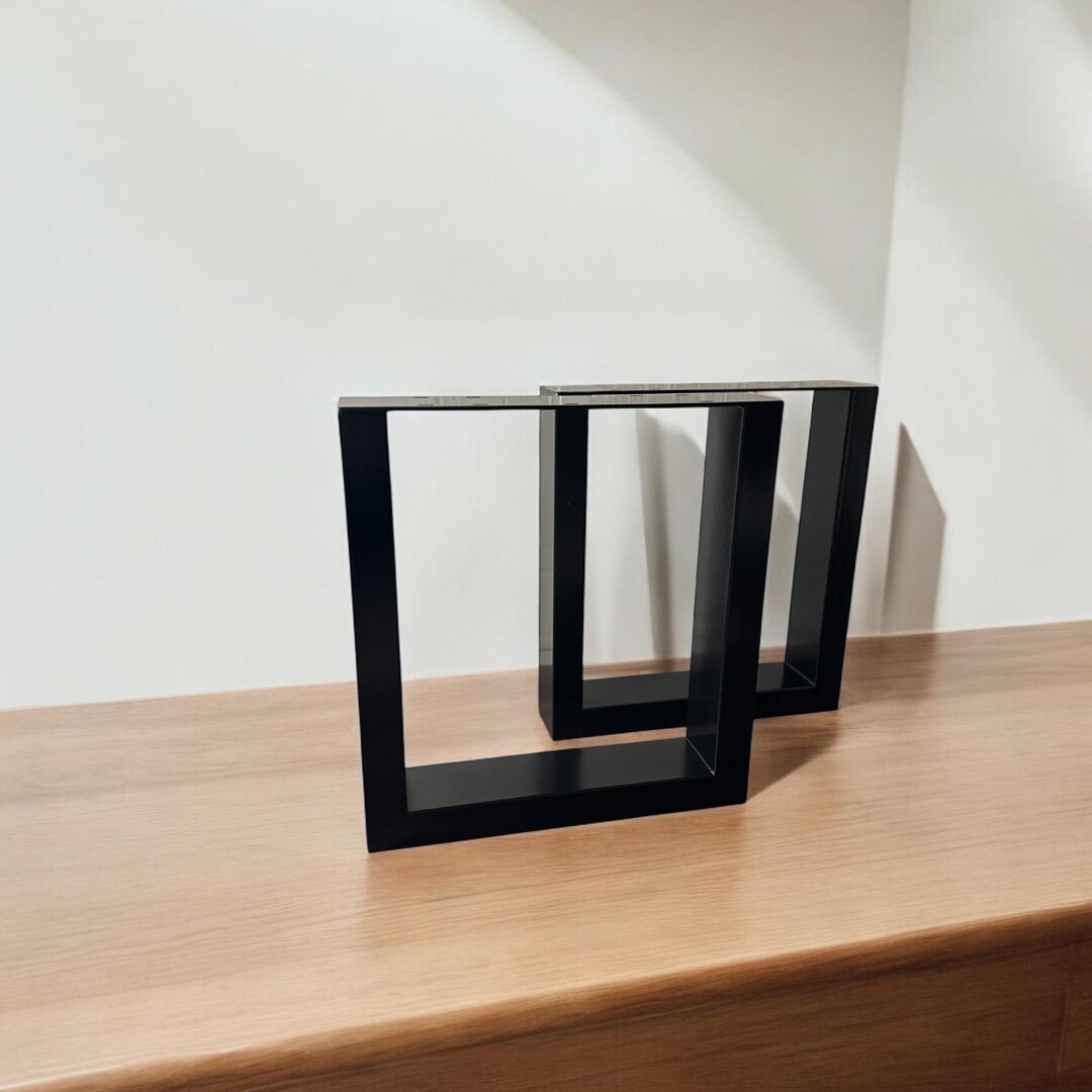 Farmhouse Metal Bench Legs, Dining Table Bench Legs, Durable DIY ...