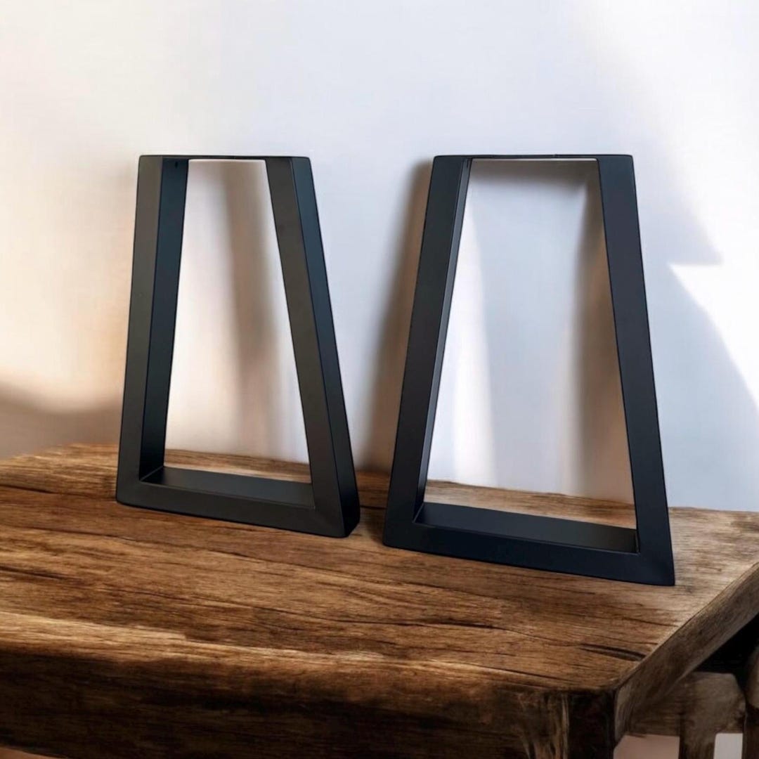 Heavy Duty Steel Bench Stand, Modern Farmhouse Metal Bench Legs, Sleek ...