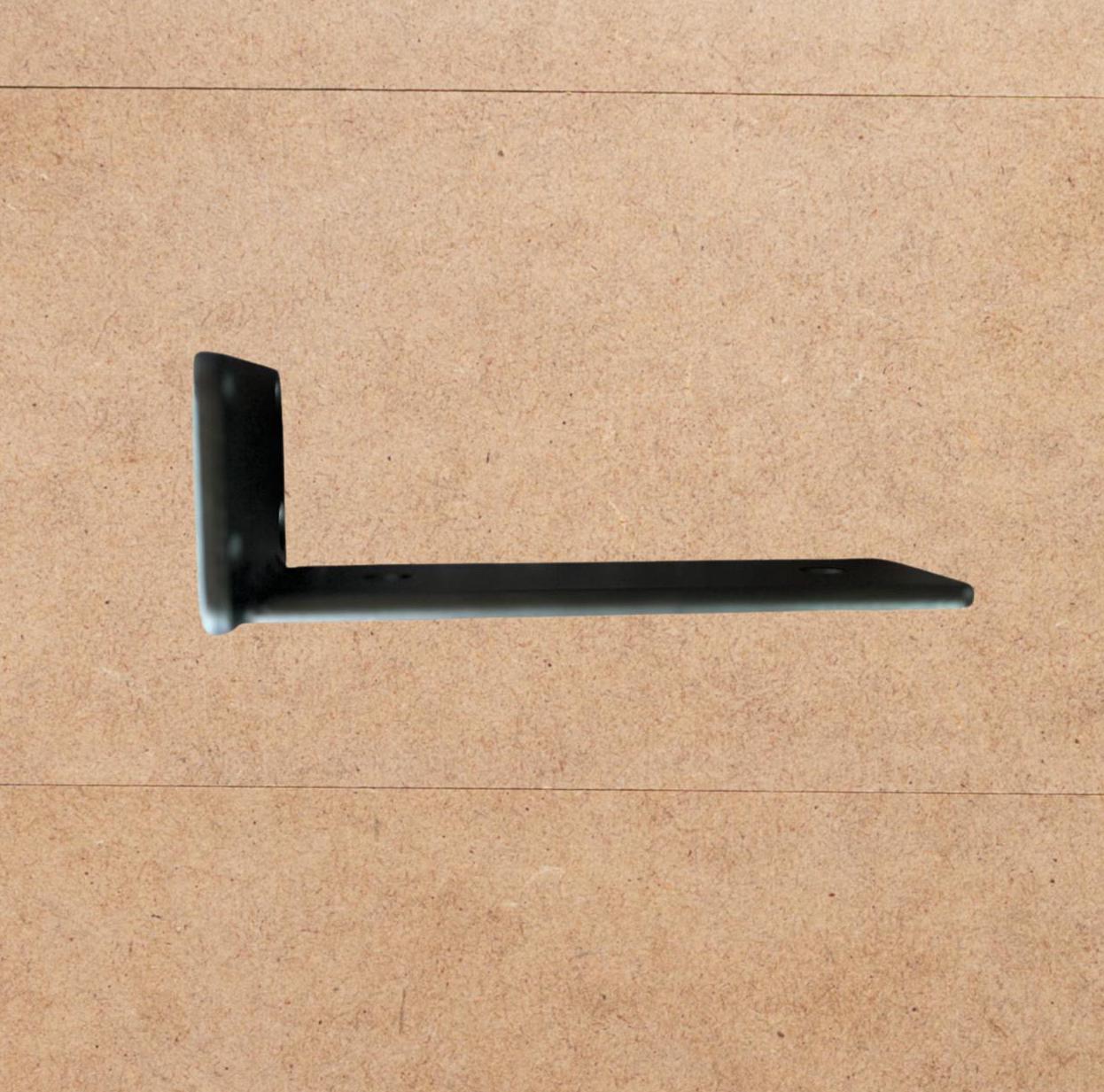 Black Metal Brackets Metal Shelf Brackets Rustic Shelf Bracket ...