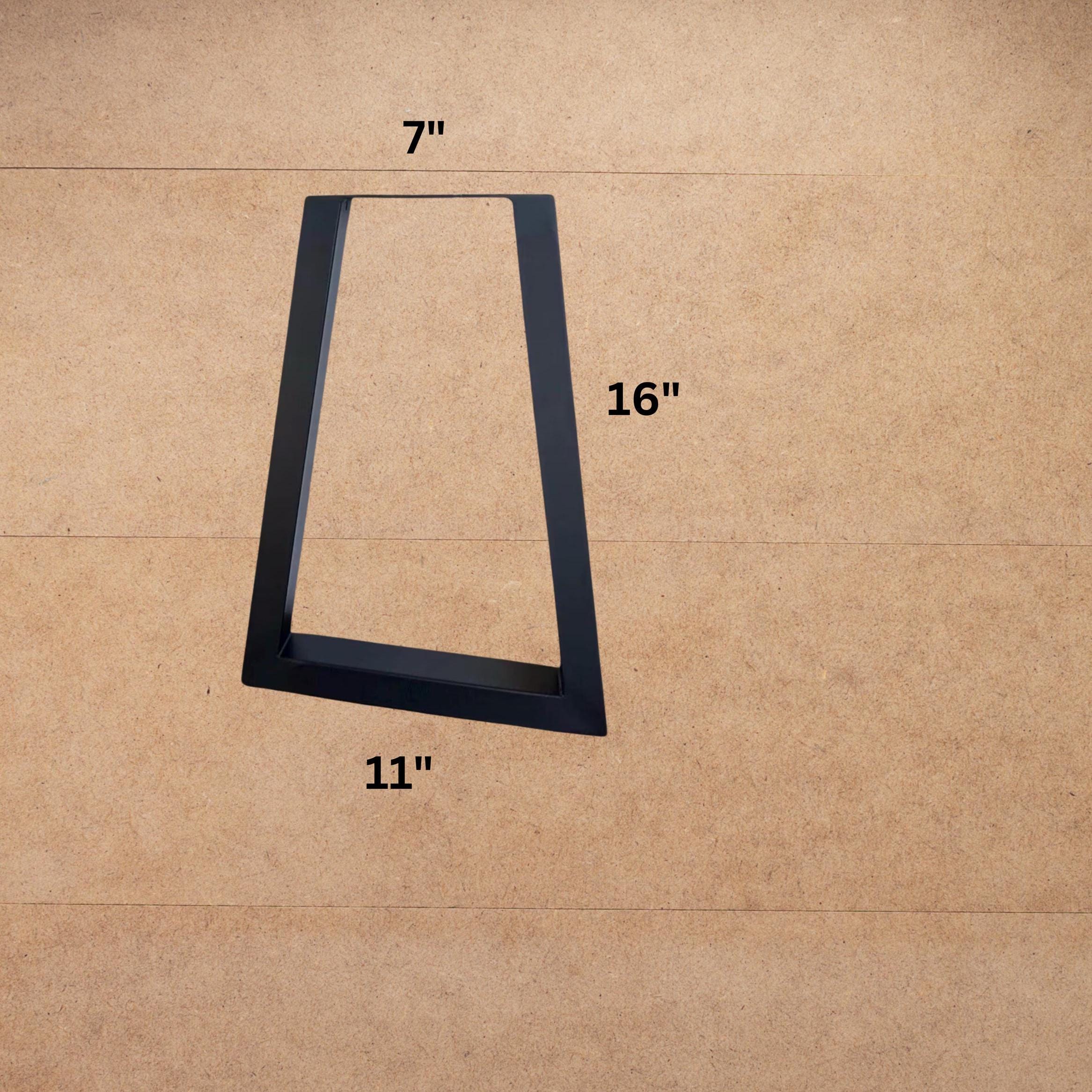 Trapezoid Steel Bench Legs, Metal Bench Base, Durable Steel Table Legs ...