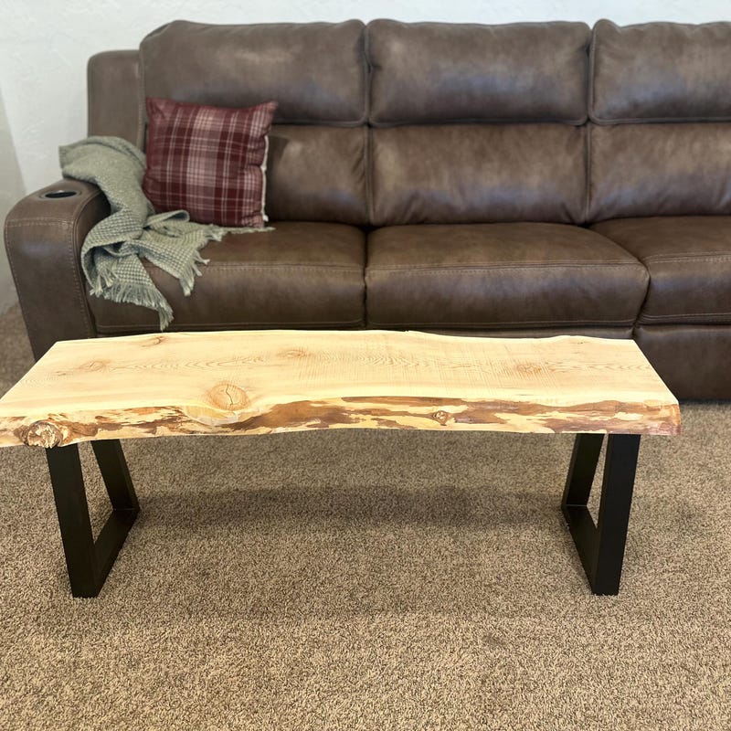 Wood Slab Coffee Table - Etsy