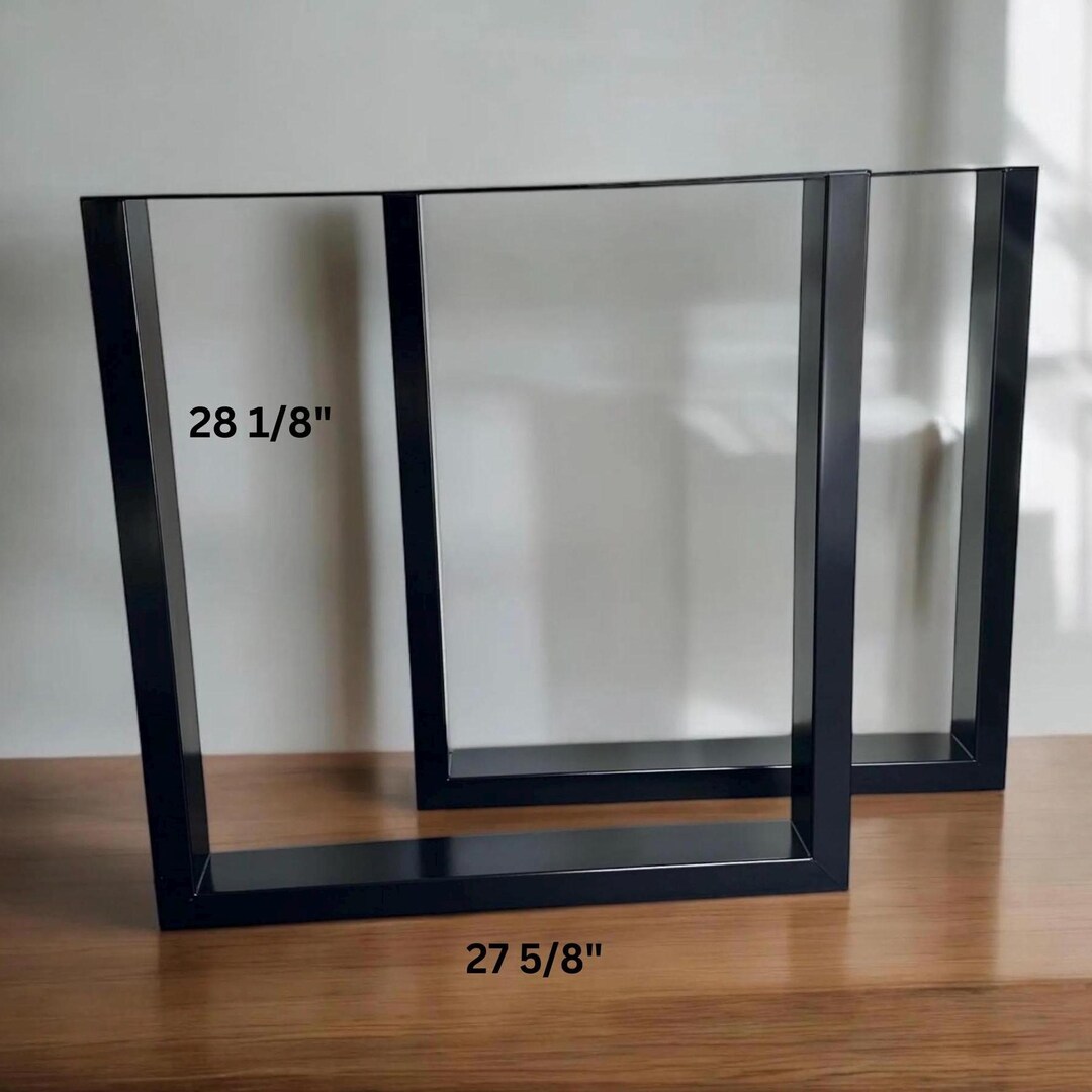 Sturdy Steel Table Legs, U Frame Computer Desk Legs, Metal Dining Table ...
