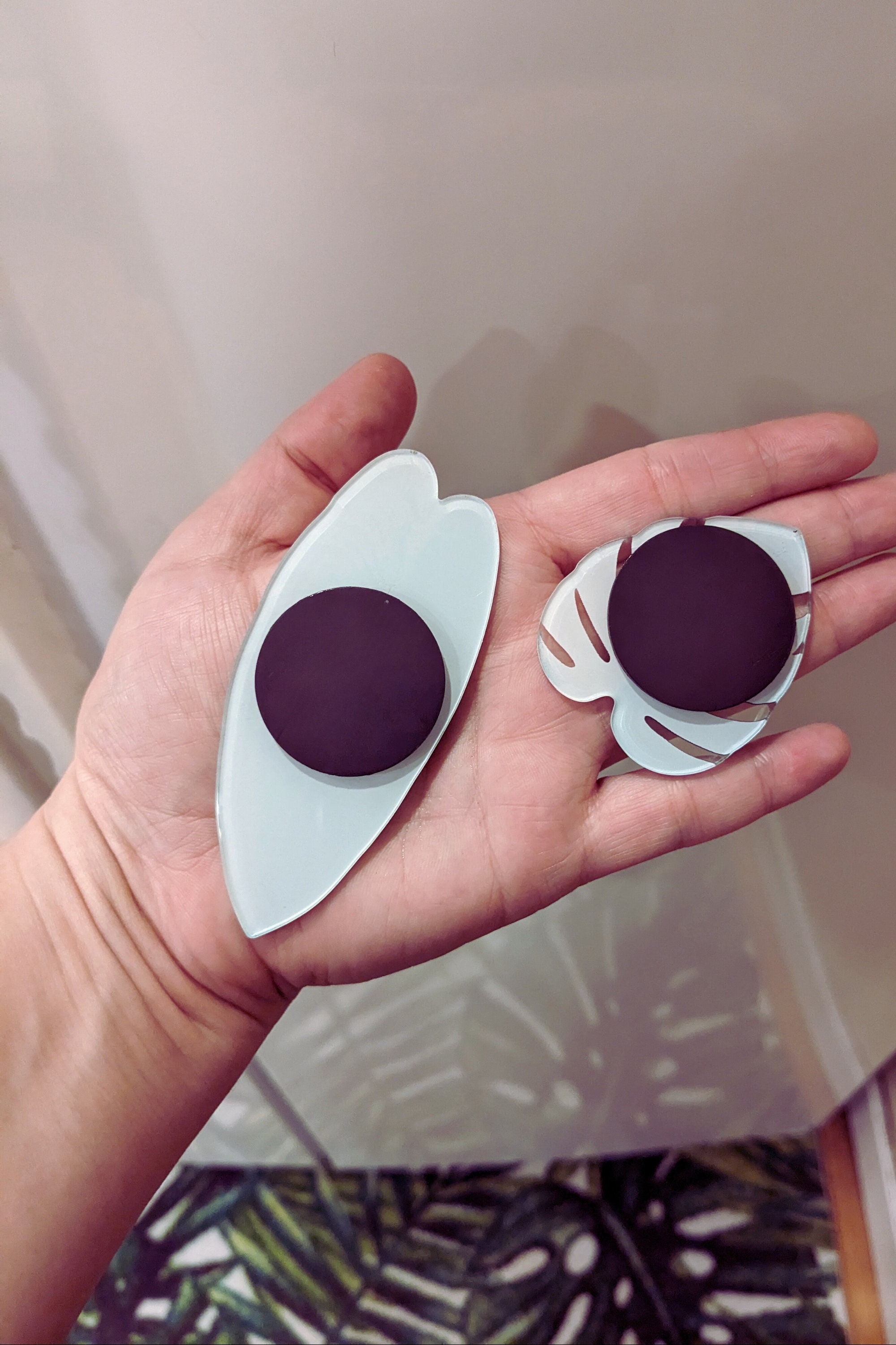 Houseplant Magnet Realistic Leaf Magnet, Rare Plant Magnet Monstera ...