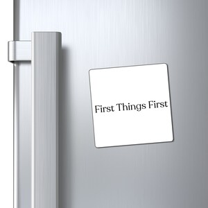 Alcoholics Anonymous Magnet: first Things First - Etsy