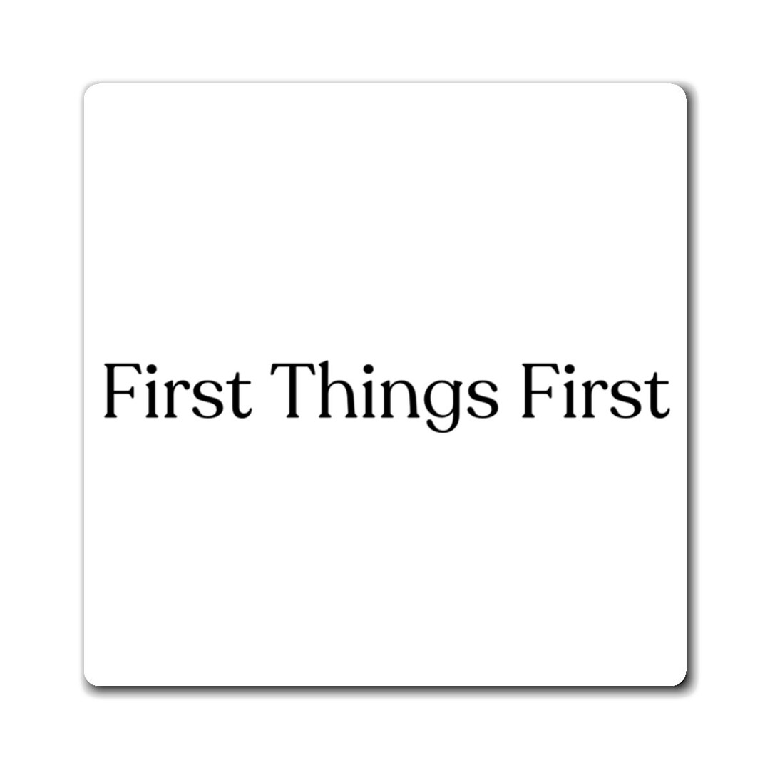 Alcoholics Anonymous Magnet: first Things First - Etsy