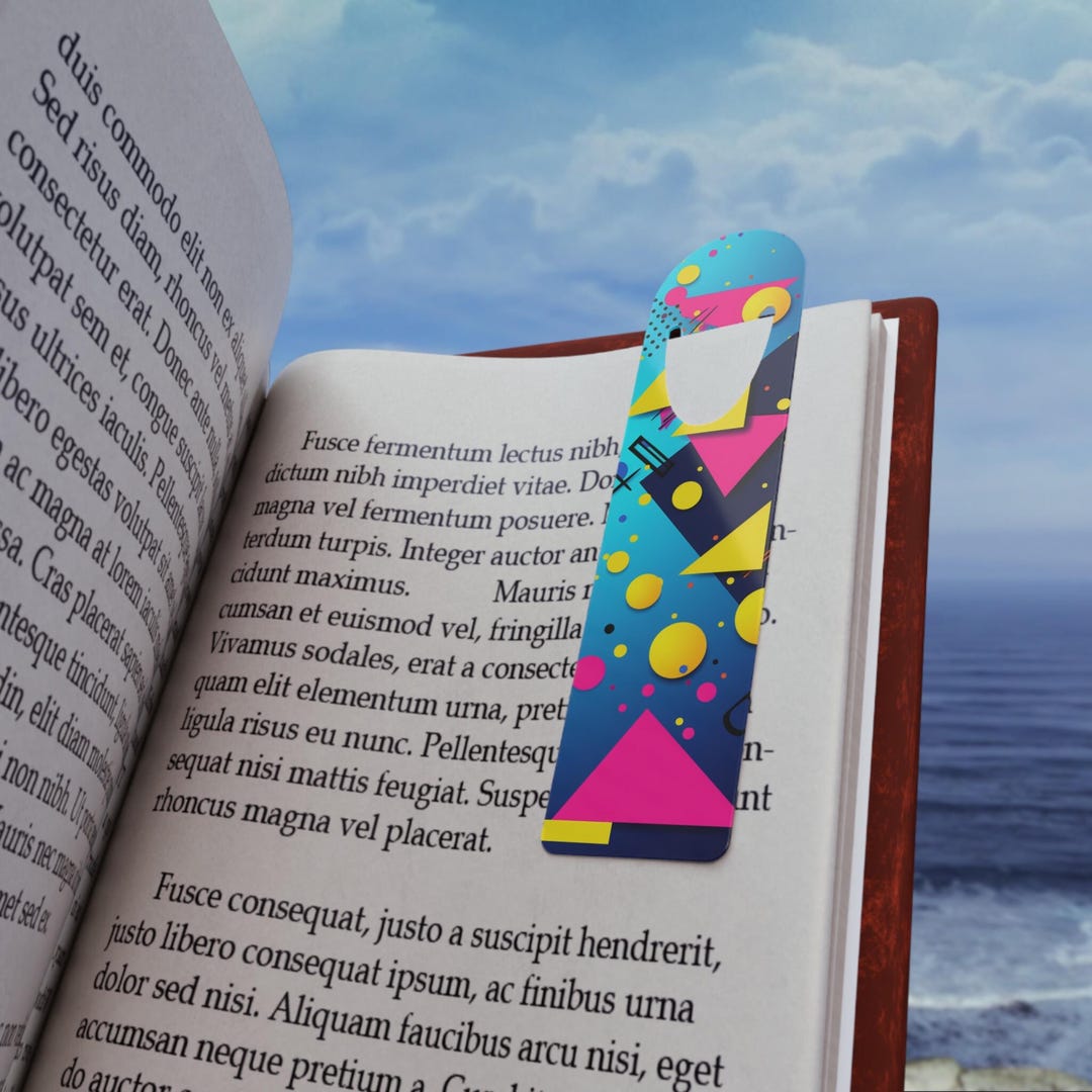 Timeless Odyssey: Aluminum Retro-futuristic Bookmark - Etsy